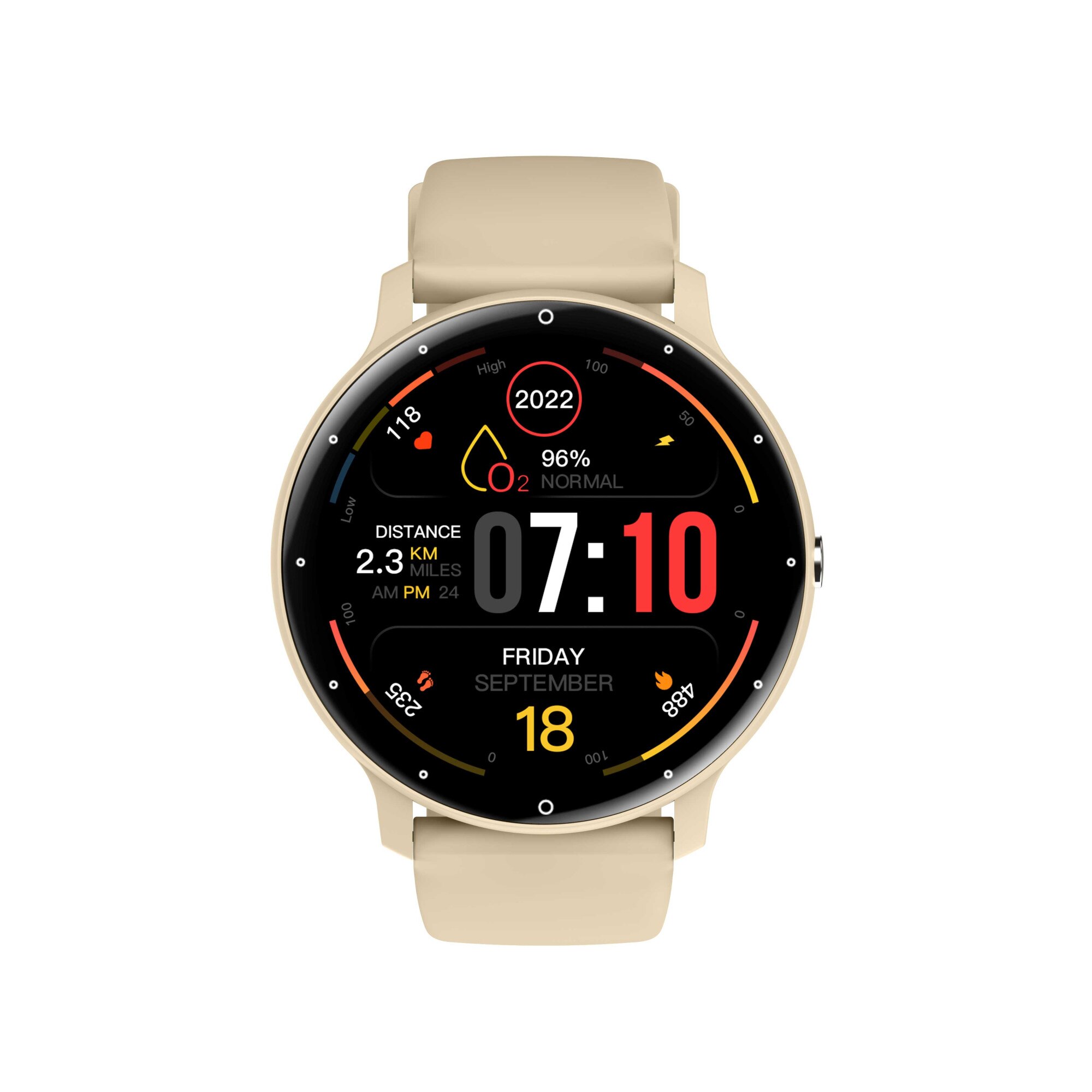 Smartwatch, Devia, WT1, Bej - eMAG.ro