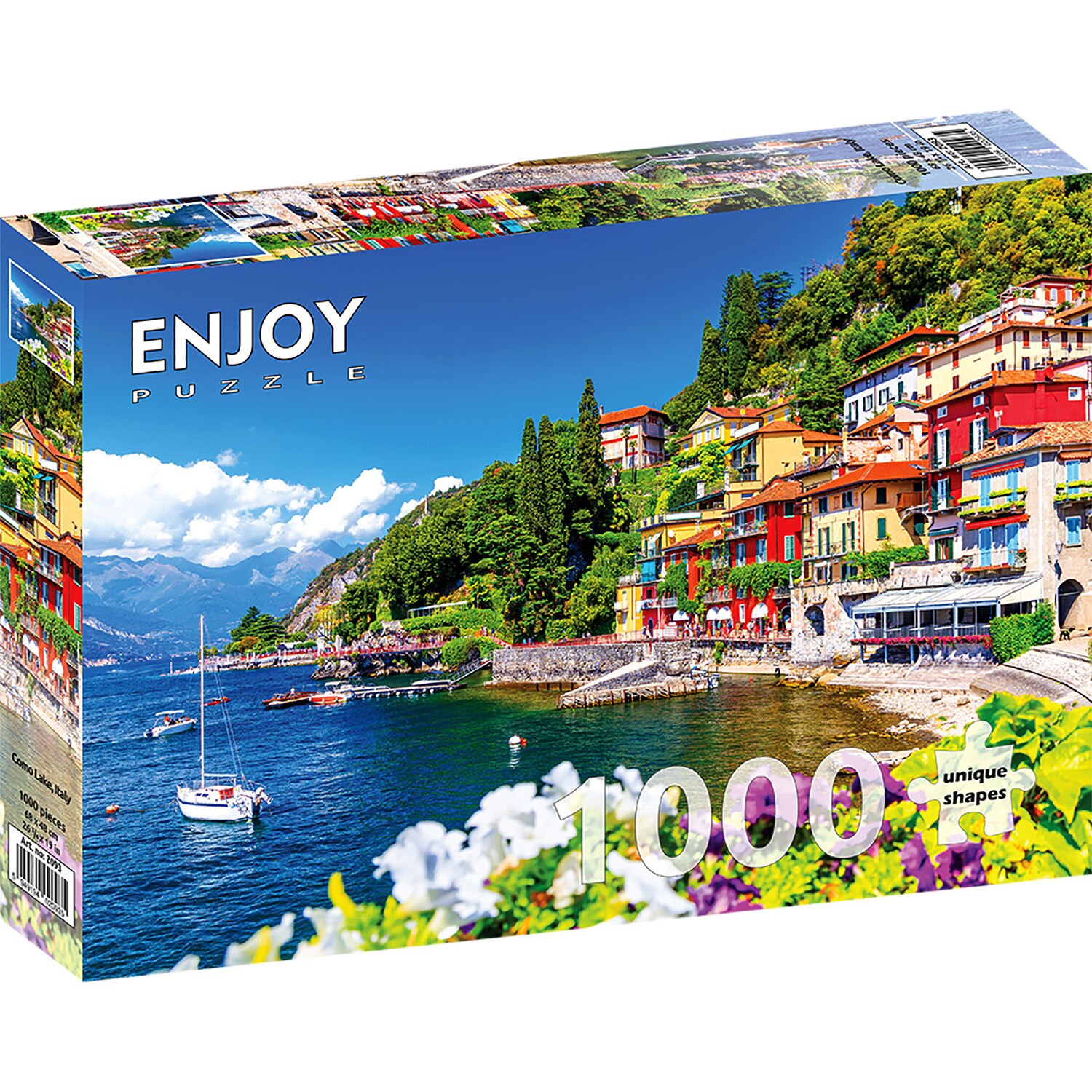 Puzzle 1000 piese Enjoy – Como Lake, Italy - eMAG.ro