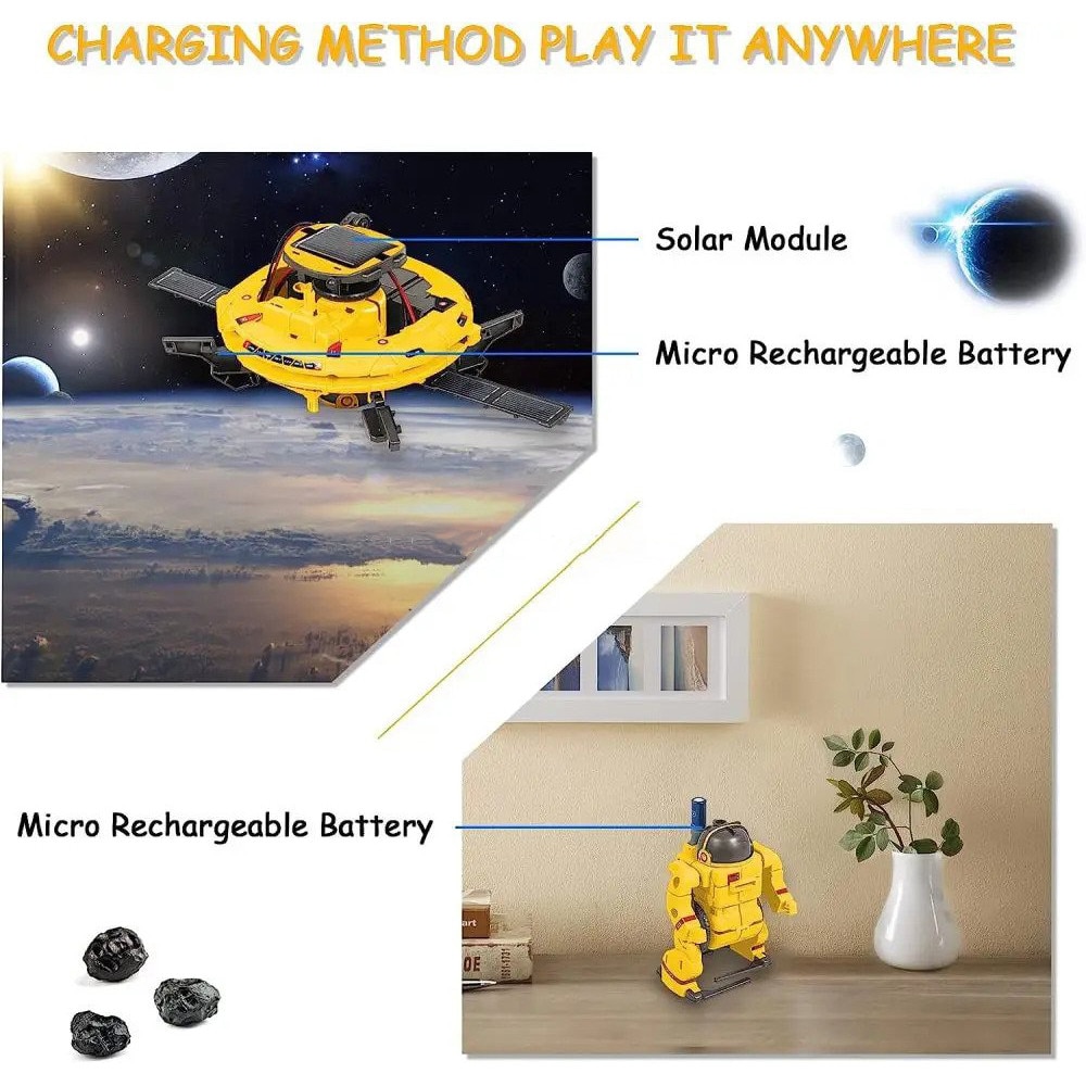 Jucarie stiintifica si interactiva 6in1 de tip STEM, functioneaza pe ...