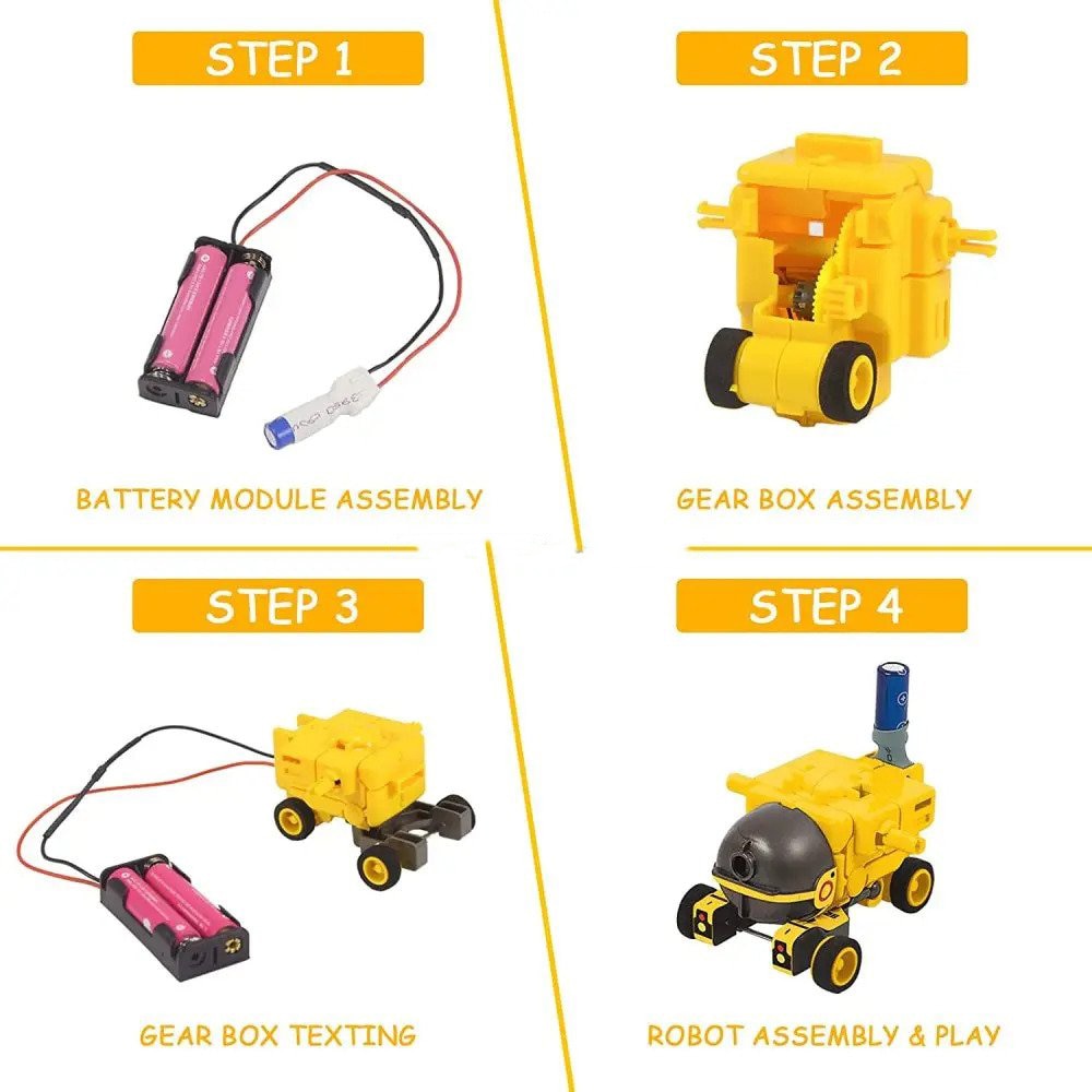 Jucarie stiintifica si interactiva 6in1 de tip STEM, functioneaza pe ...