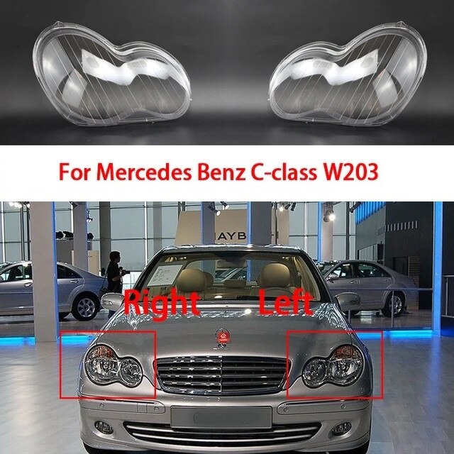 Set 2 sticle faruri pentru Mercedes C-Class W203 (2001 - 2007) - HW001 - eMAG.ro