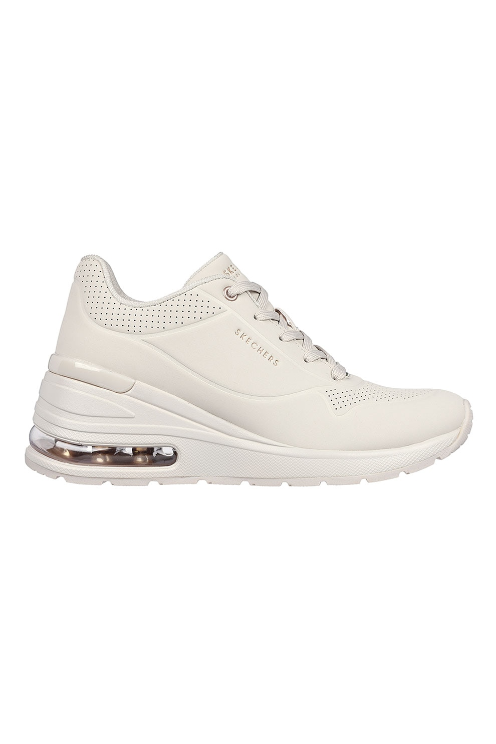 Skechers, Pantofi sport cu talpa wedge Million Air - Elevated Air - eMAG.ro