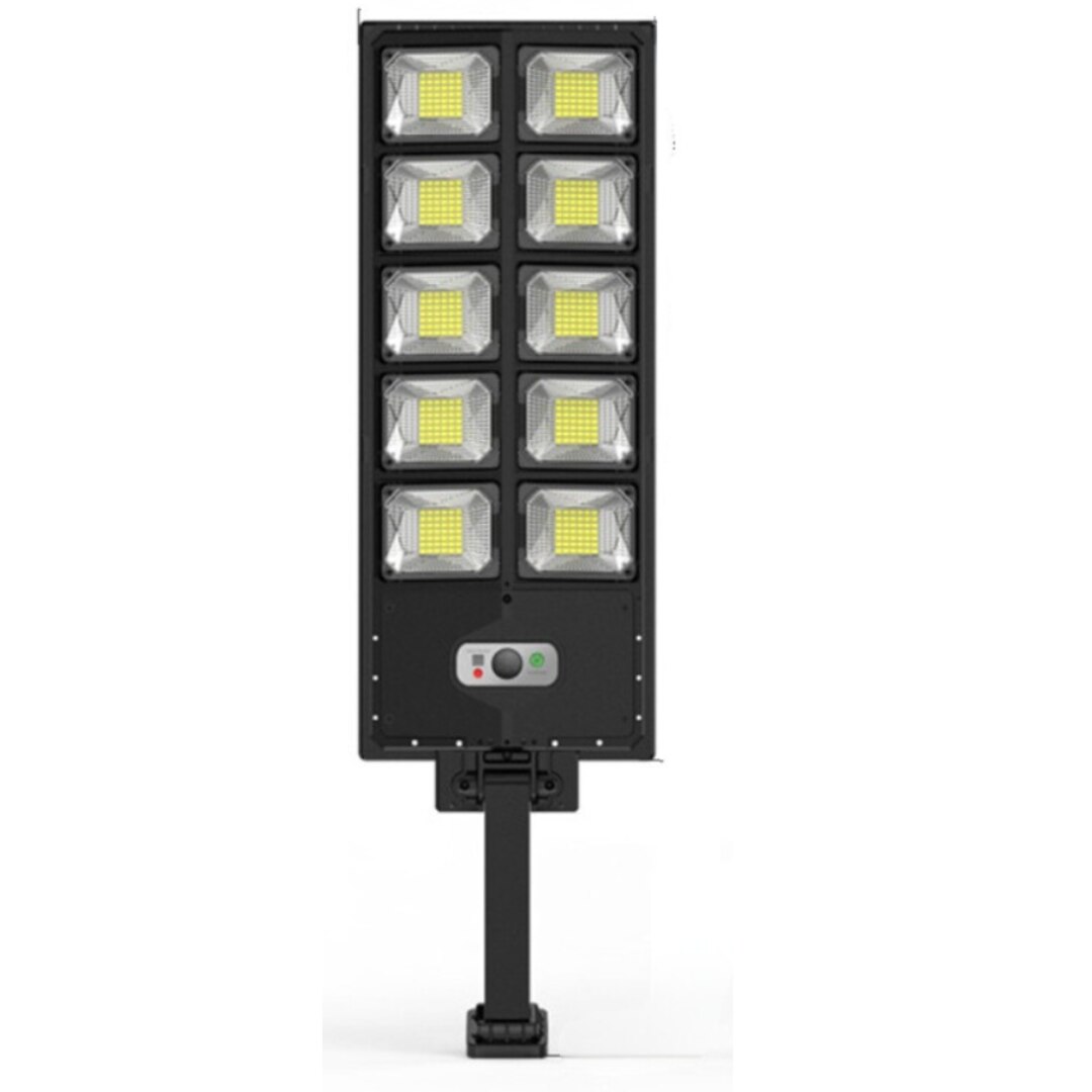 Lampa Solara de exterior, 210W, Proiector cu 420 LED-uri in 10 Casete ...