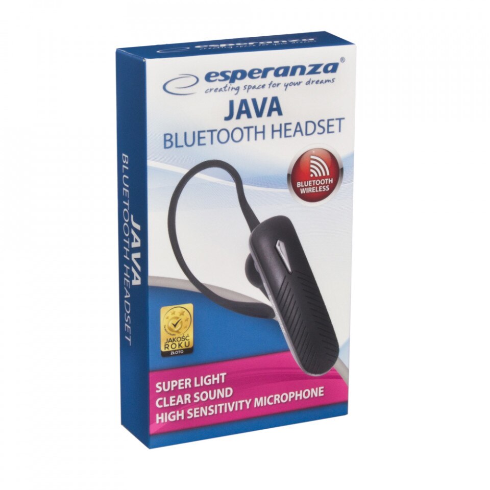 Casca Bluetooth Esperanza Java, Negru, Magphone, PM27293 - eMAG.ro