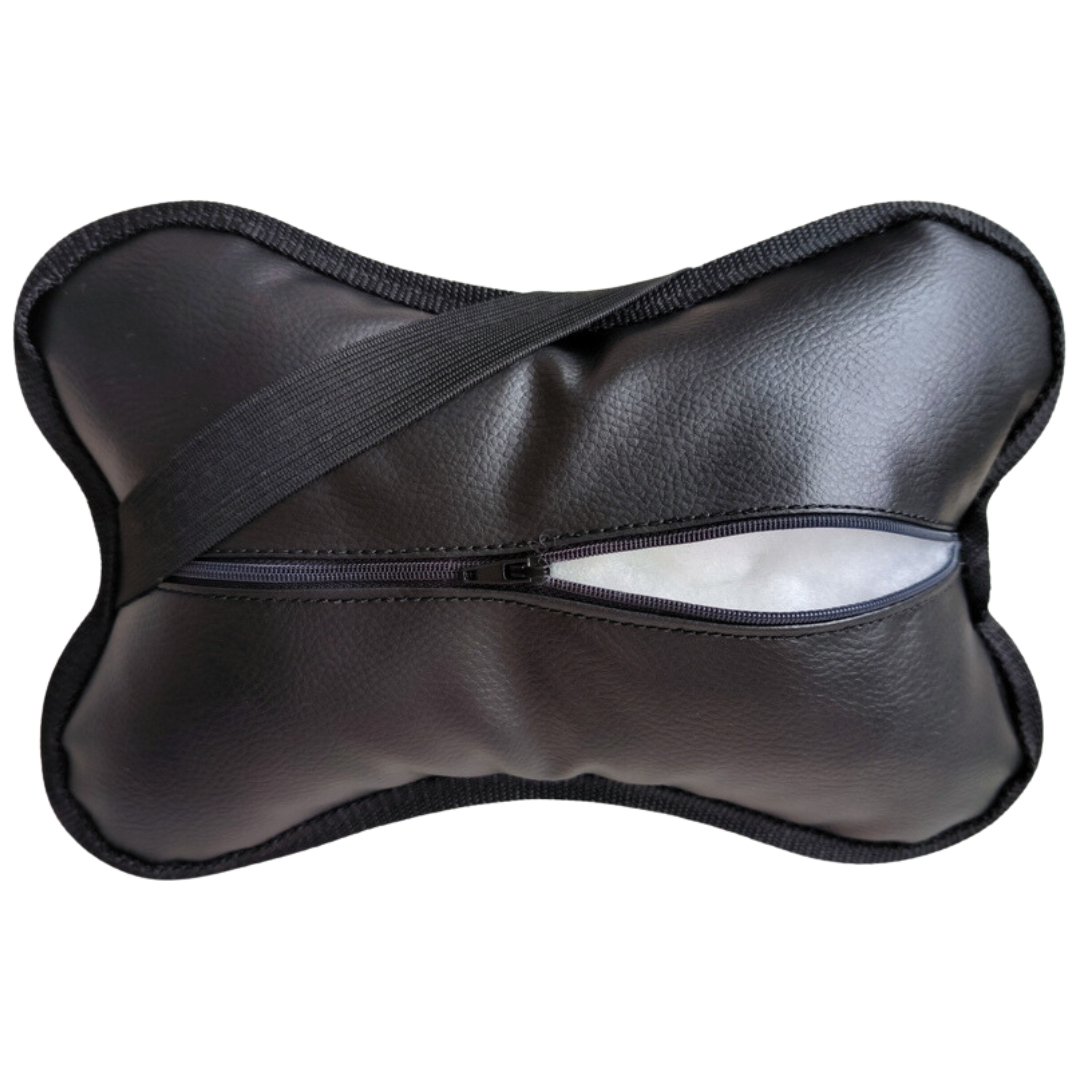 Perna pentru tetiera auto, Negru, 30x20x9 cm - eMAG.ro