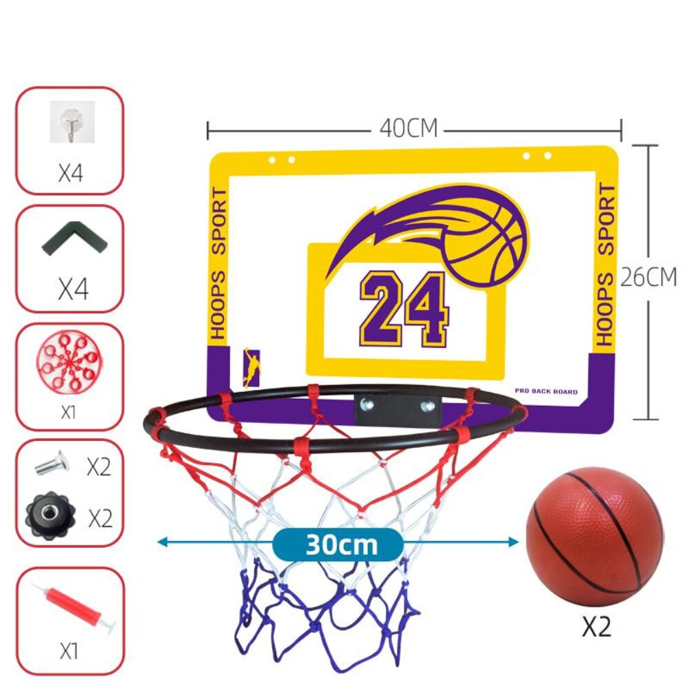 Cos de baschet copii, Jurebecia®, lakers, Kobe Bryant, Minge, Pompa ...