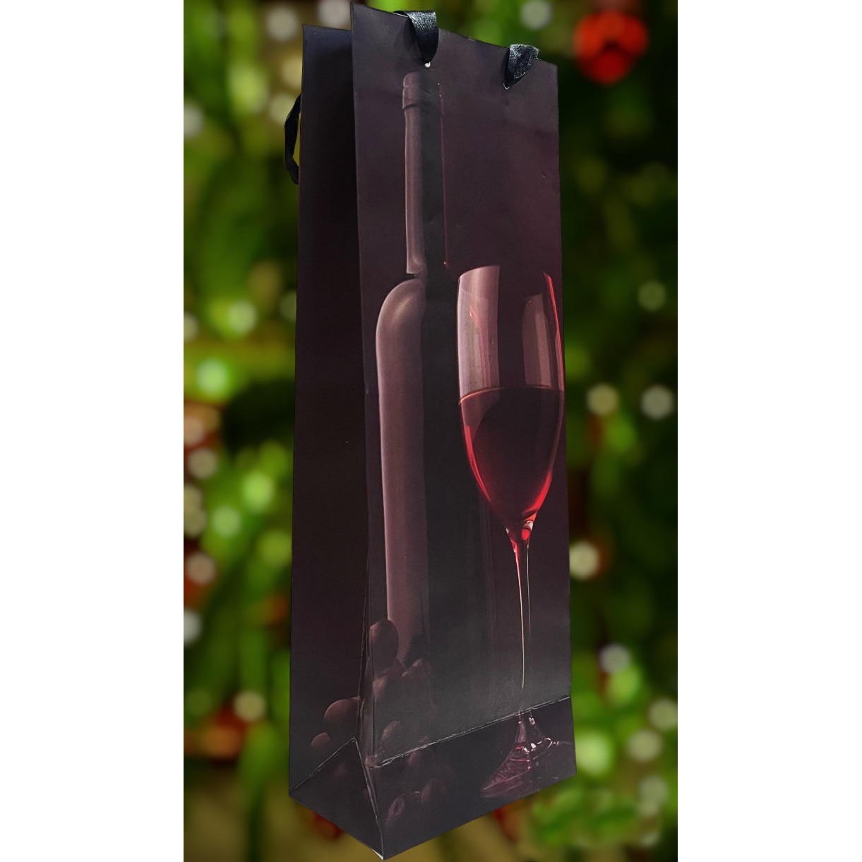 Set cinci pungi multicolore, pentru cadou, speciale pentru sticle de ...