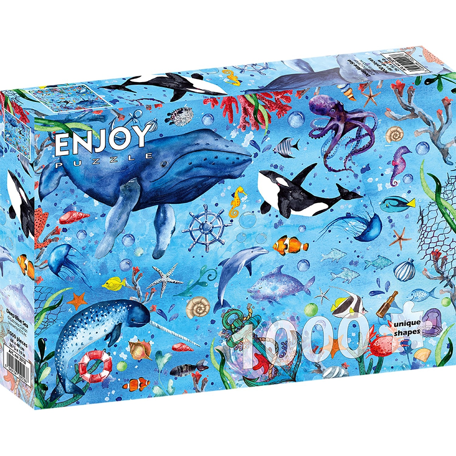 Puzzle 1000 db ENJOY - Deep Blue Sea - eMAG.hu