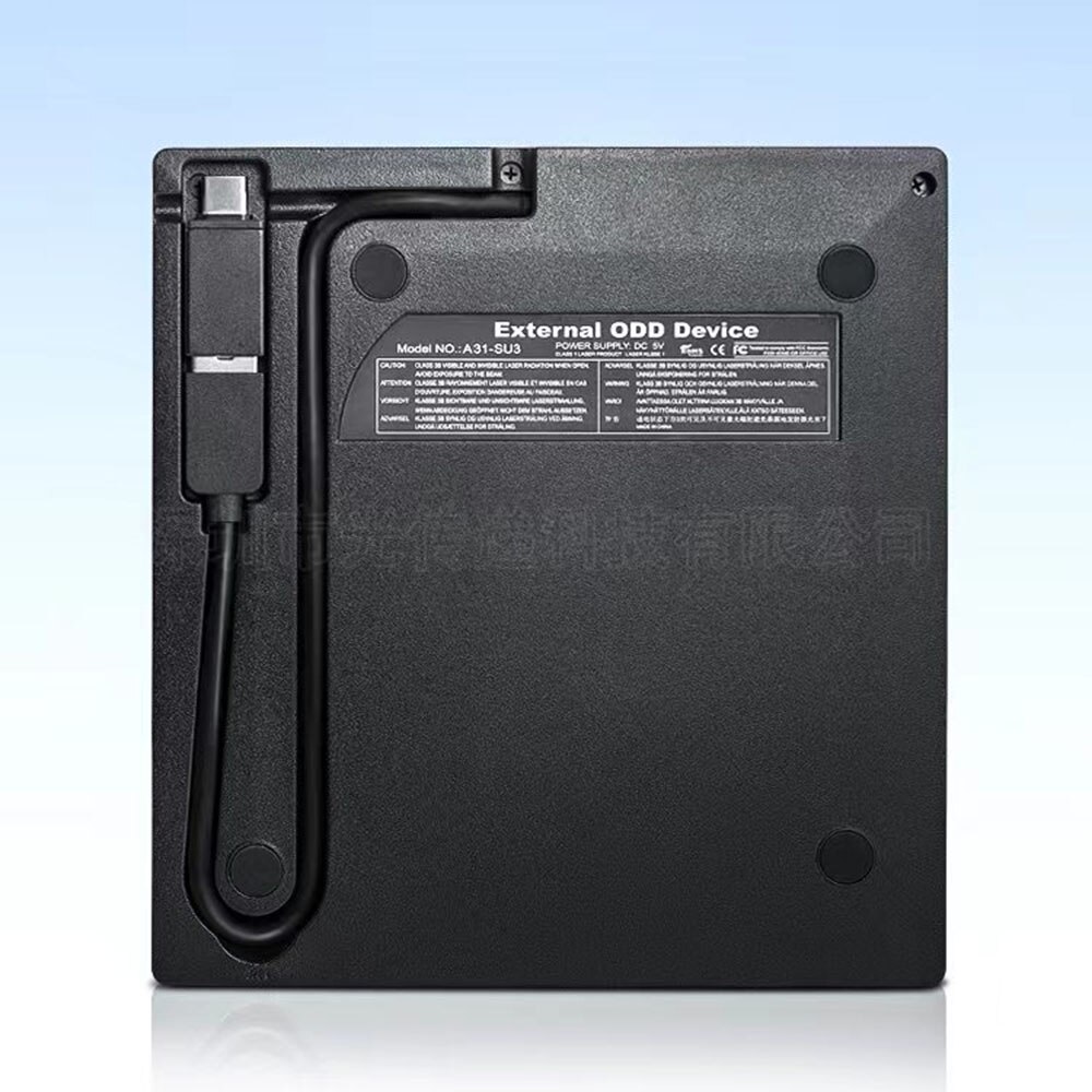 Външно CD устройство USB3.0 / Type-C, DVD запис, DVD / CD +/- ROM RW ...