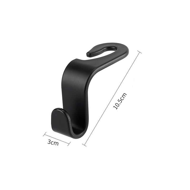 Carlig pentru spatar auto, Llwl, Plastic, Negru - eMAG.ro