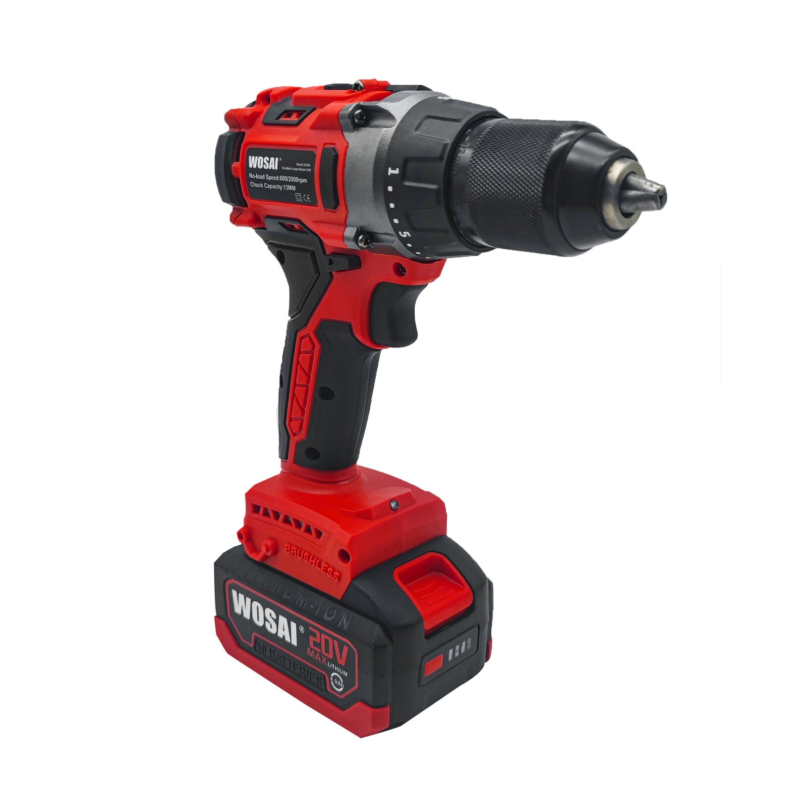 Електрическа бормашина, Vvosai, 20V, 13 mm, 2600rpm, 20 настройки, 125N ...