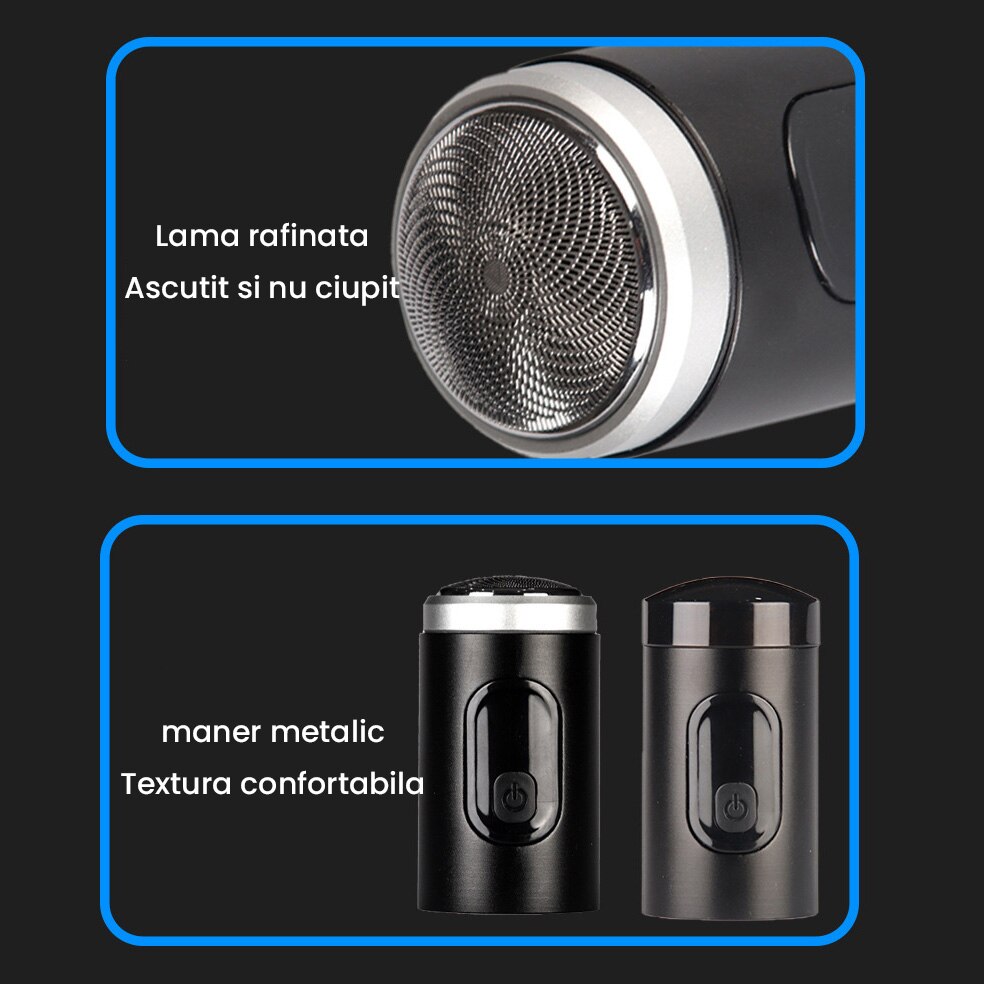 Mini aparat de ras, Amtok, Portabil, Design simplu, utilizare auto/casa ...