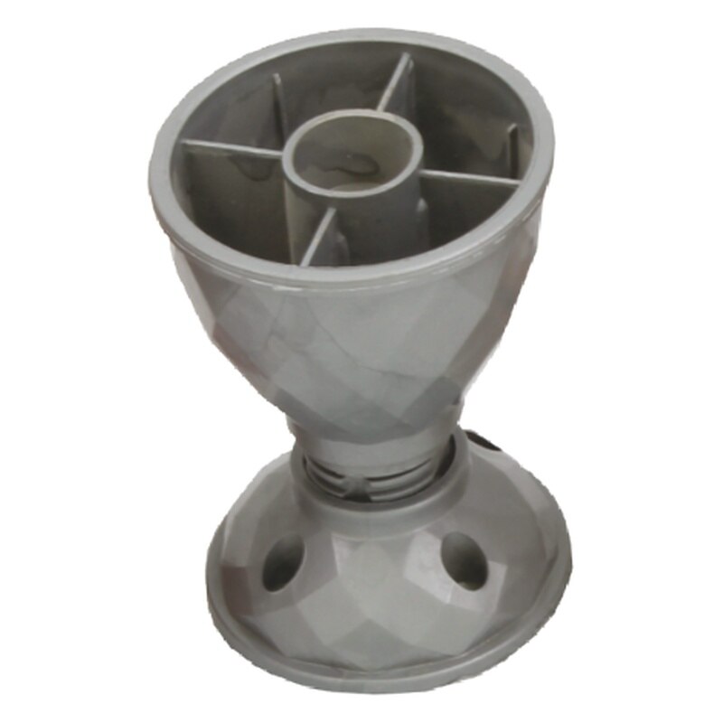 Picior mobila, reglabil, Cristal, gri, 75 mm - eMAG.ro