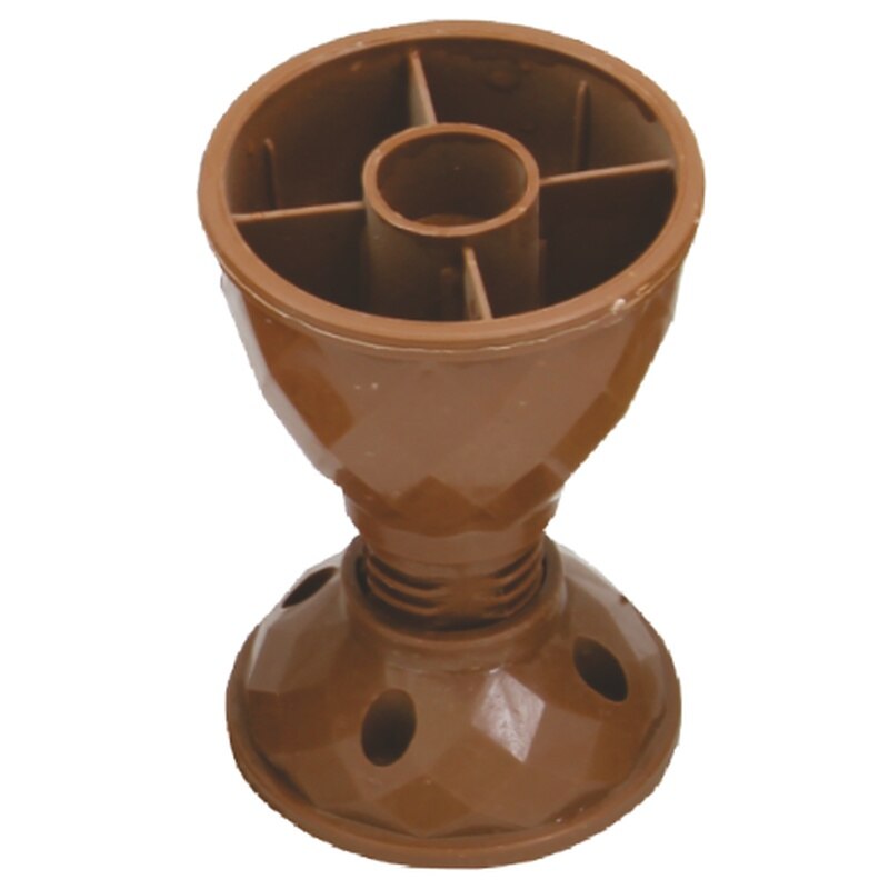 Picior mobila, reglabil, Cristal, maro, 75 mm - eMAG.ro