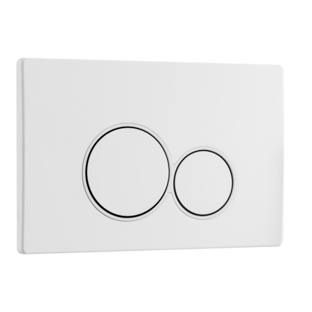 Buton de actionare rezervor WC, Balneo, alb ABS Se potriveste cu cadre ...