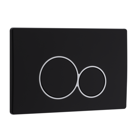 Buton de actionare rezervor WC, Balneo, negru ABS Se potriveste cu ...