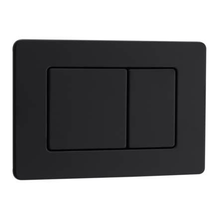 Buton de actionare rezervor WC, Balneo, negru otel inoxidabil Se ...