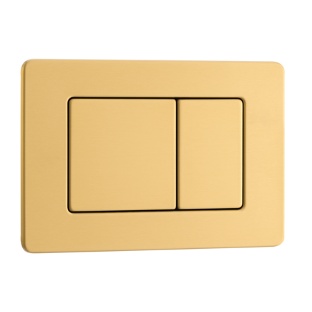 Buton de actionare rezervor WC, Balneo, de aur otel inoxidabil Se ...