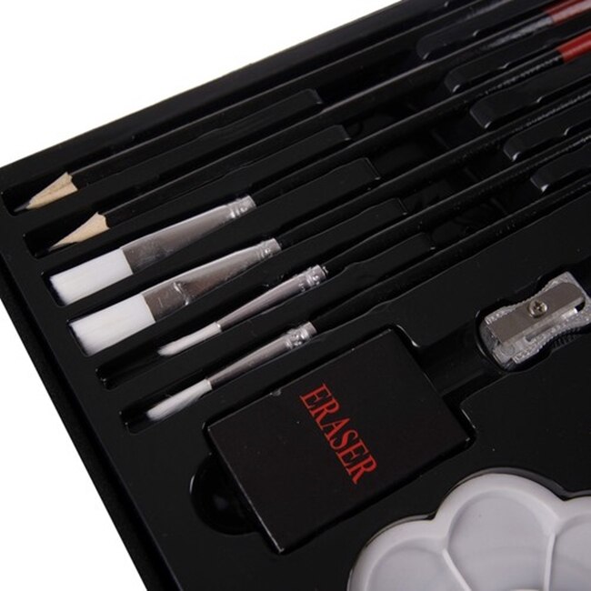 Set complet desen si pictura CLASStitude, 145 piese, creioane, carioci ...