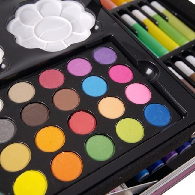 Set complet desen si pictura CLASStitude, 145 piese, creioane, carioci ...