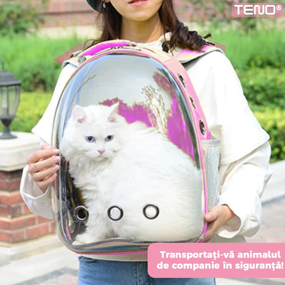 Rucsac Transport Animale Teno®, greutate Max 7kg, hublou panoramic ...
