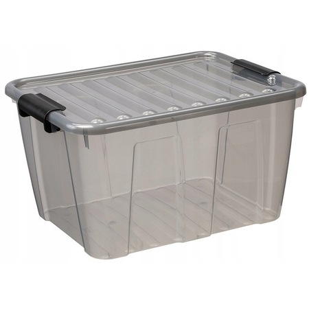 Кутия за съхранение Plast Team Home Box, 22320805, с капак, 30 л ...