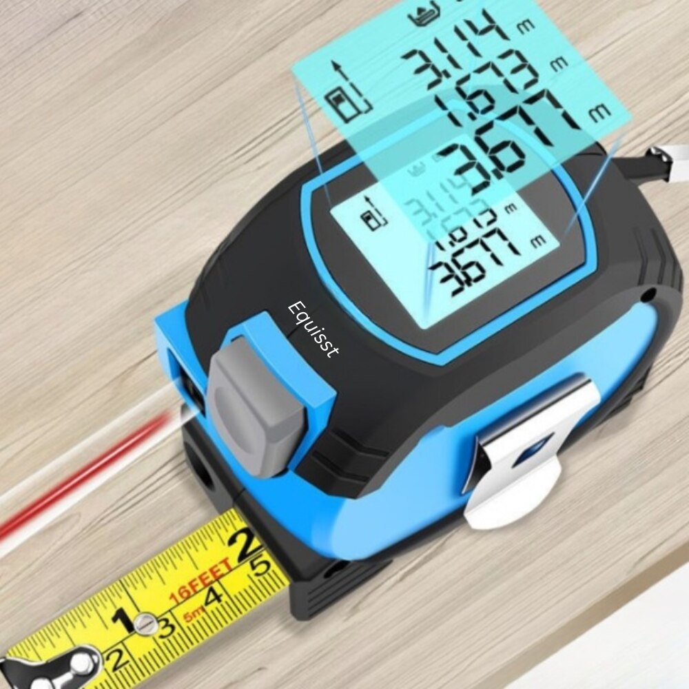 Ruleta Equisst®, Smart 3 in 1 cu afisaj LCD, interior/exterior ...