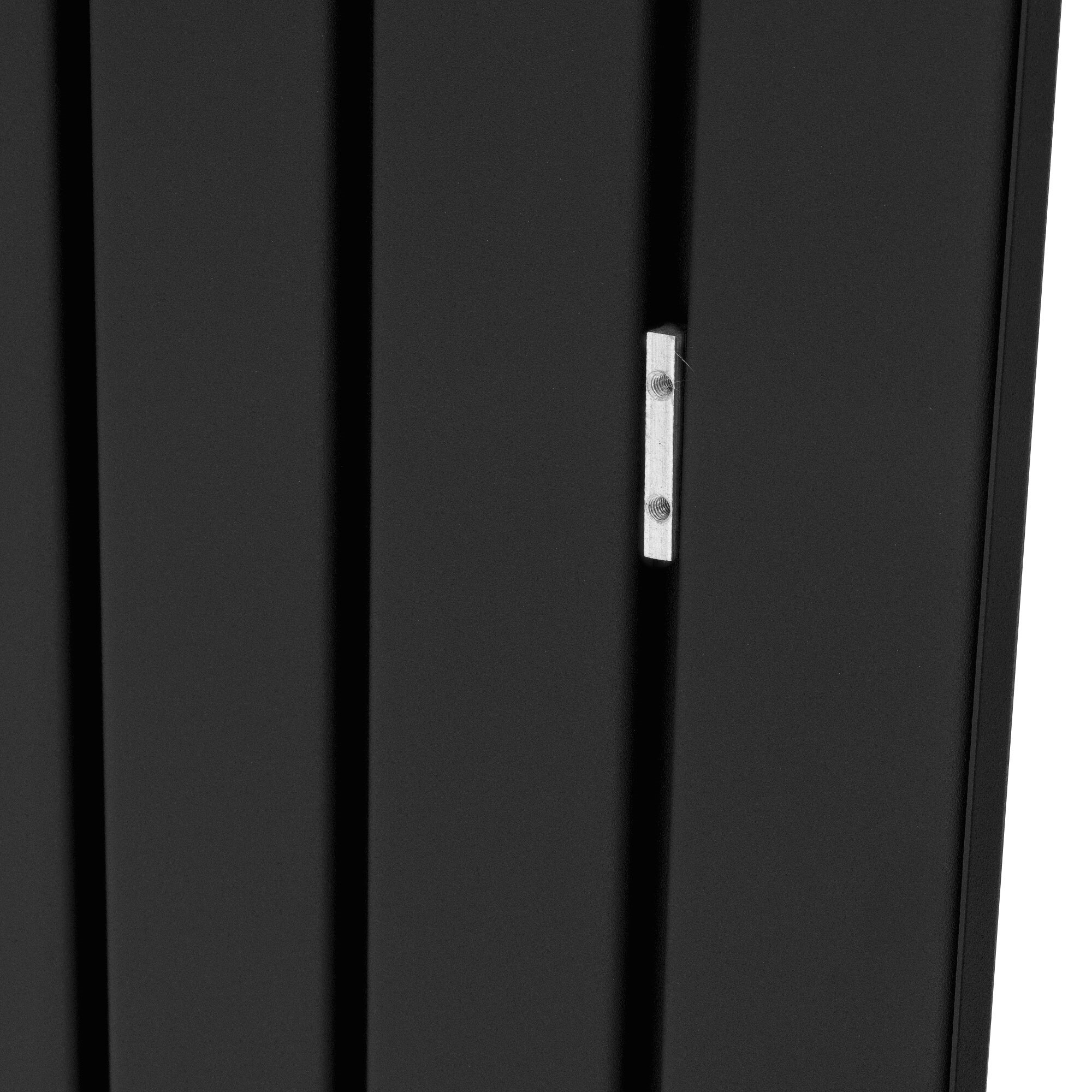 Radiator LuxeBath, otel, negru mat, 452x1800mm, conductivitate termica ...