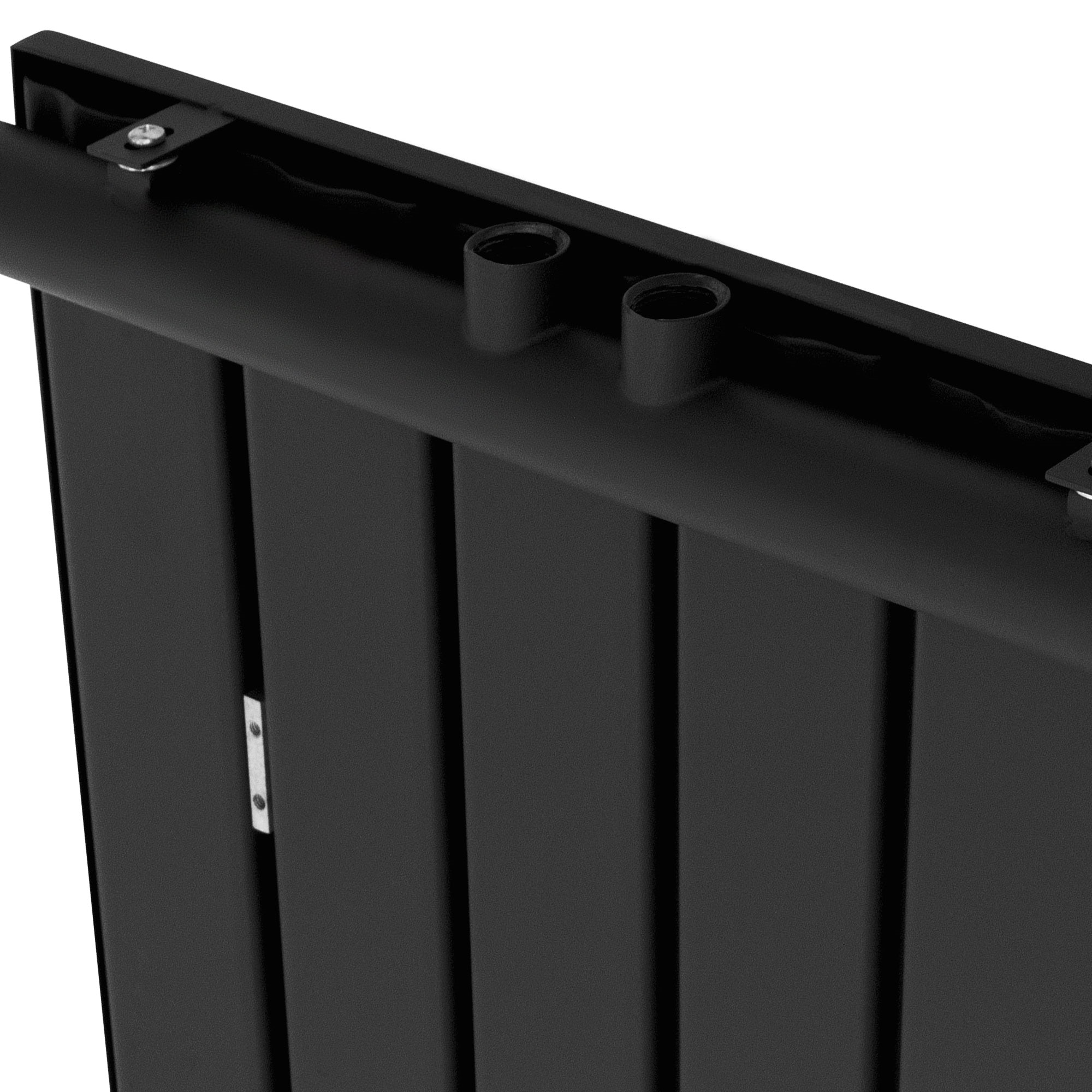 Radiator LuxeBath, otel, negru mat, 452x1800mm, conductivitate termica ...