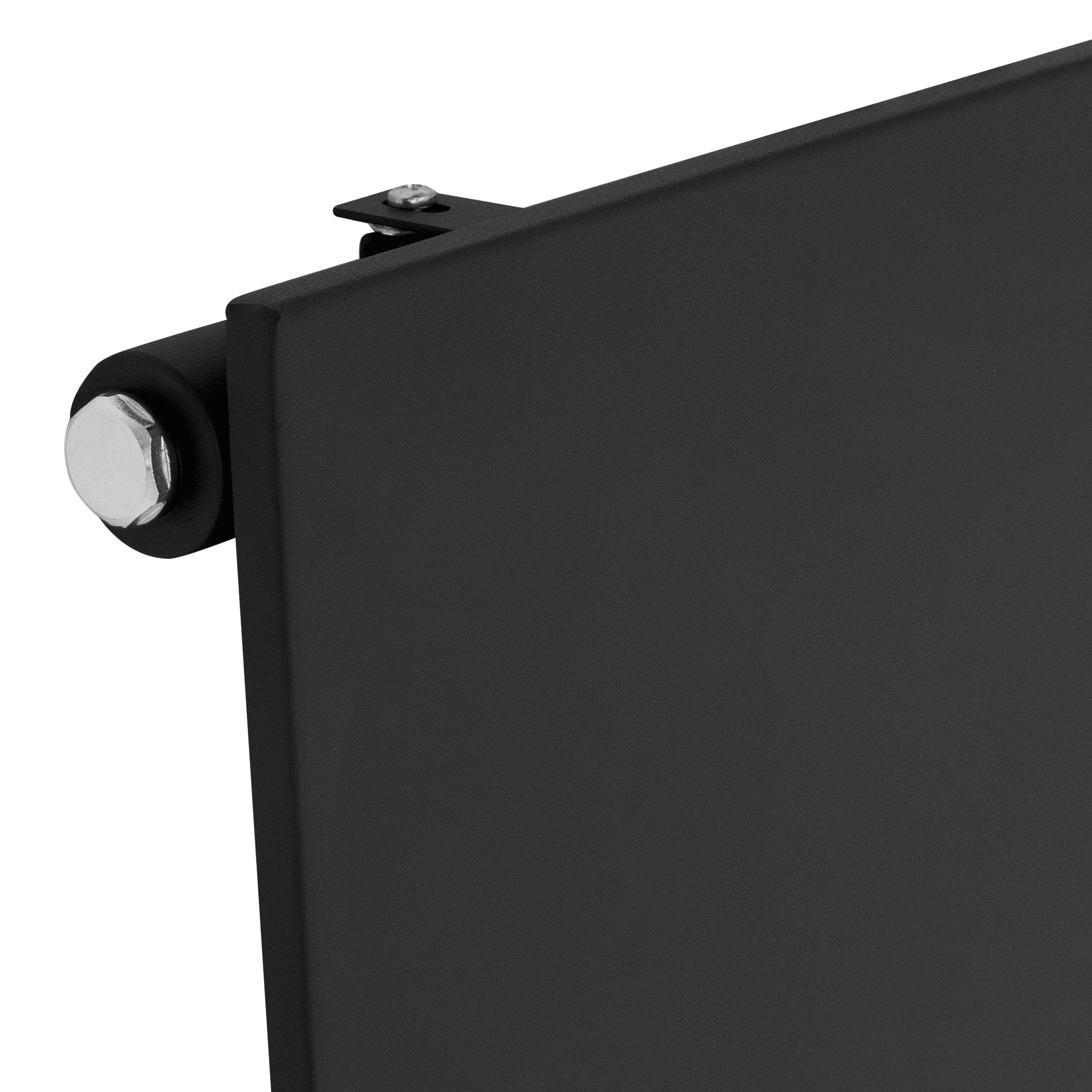 Radiator LuxeBath, otel, negru mat, 452x1800mm, conductivitate termica ...