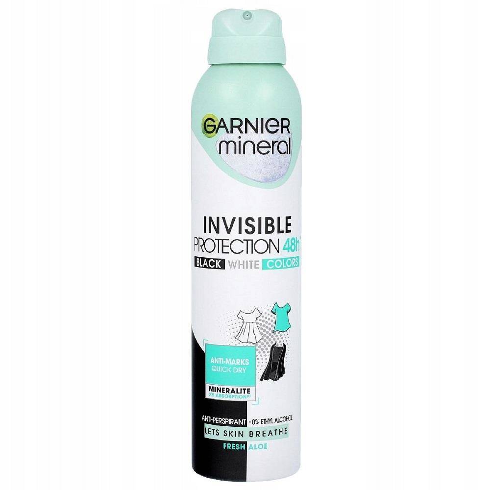 Spray antiperspirant, Garnier, Mineral Invisible Protection Fresh Aloe ...
