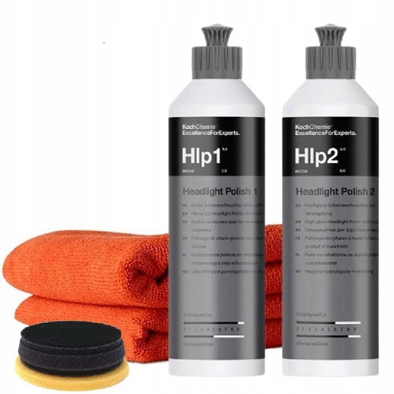 Kit de polisat faruri, masina polish TDA75, Koch Chemie, burete ...