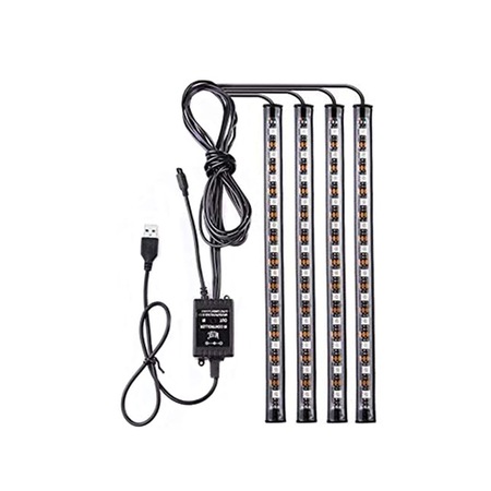 Lumini auto, LLWL, RGB, USB, Negru - eMAG.ro