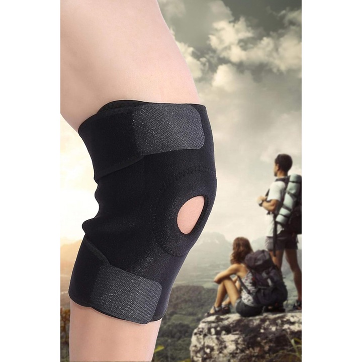 Orteza mobila KneeRehab pentru genunchi, cu suport rotulian deschis ...