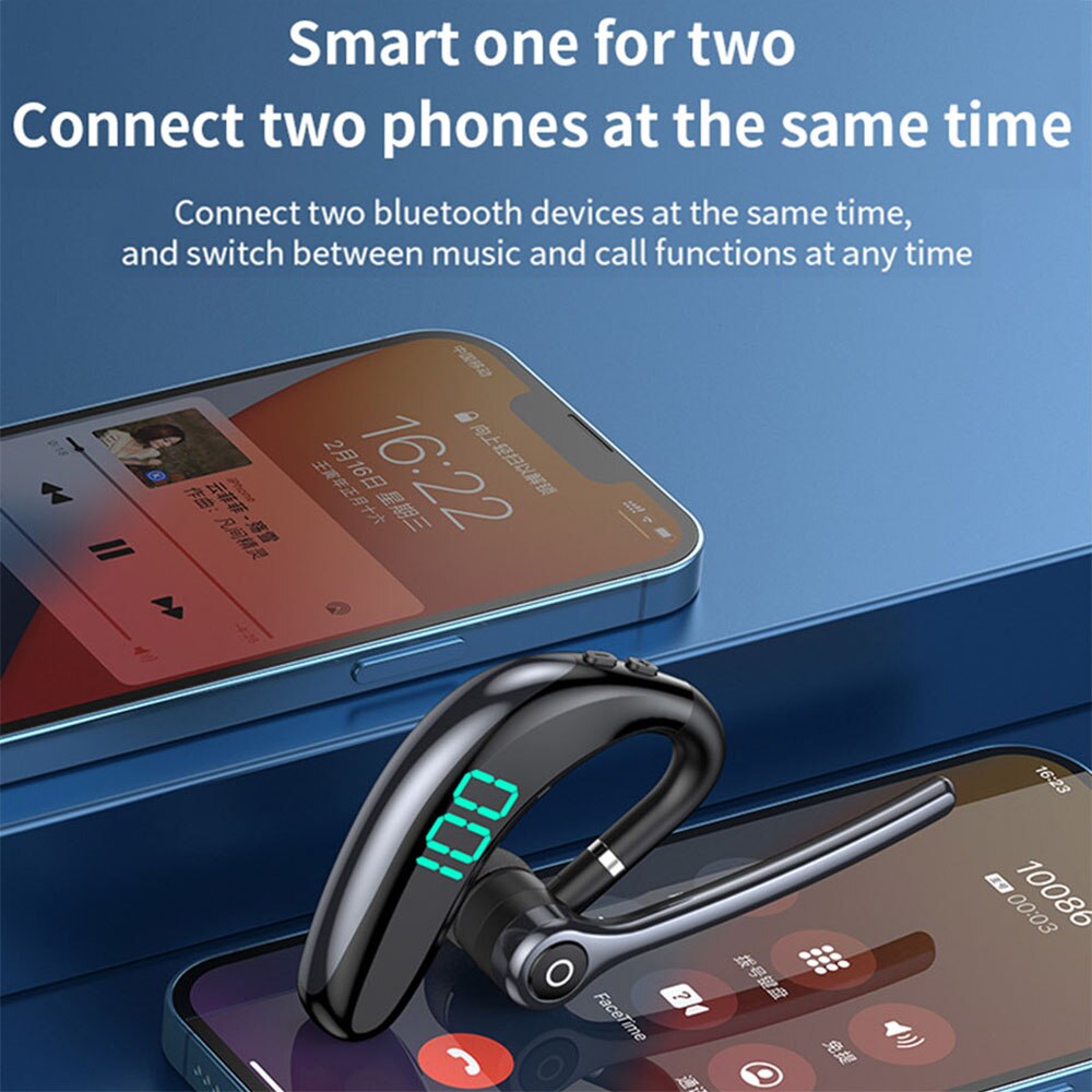 Casca Bluetooth Wireless Business V18, Tip Handsfree, Bluetooth 5.3 ...