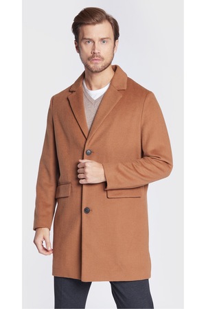 Palton barbati, United Colors Of Benetton, 0000300823569_52, Lana, Maro ...
