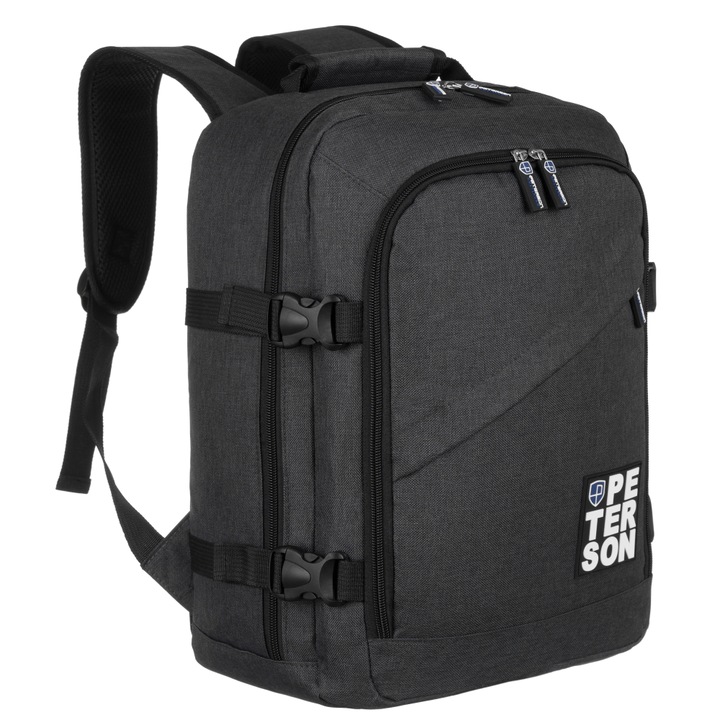 Rucsac barbati, calatorie, textil, black&blue, Peterson, ptn gpl-02-t ...