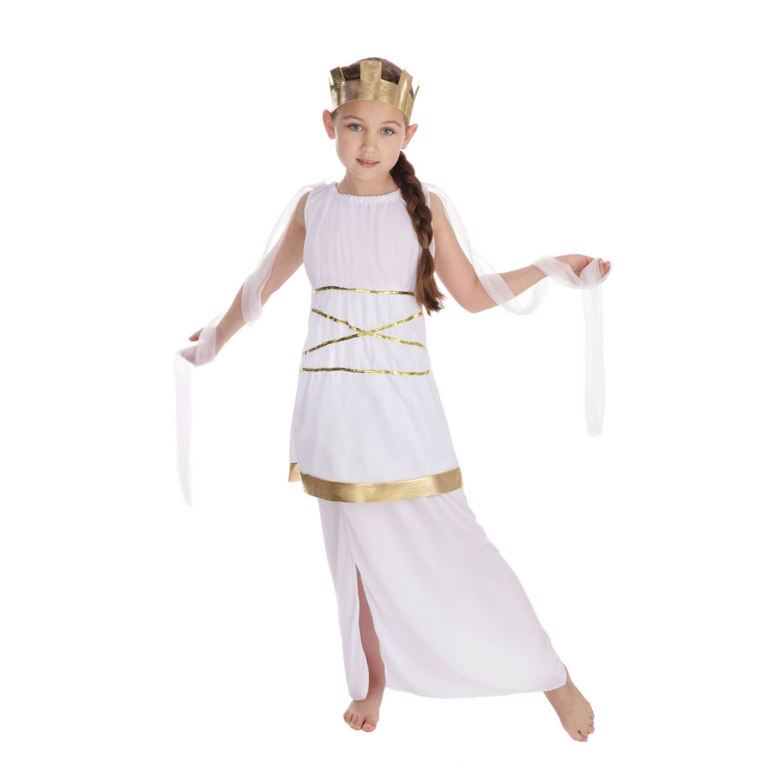 Costum Zeita Greaca pentru fete, KidMania®, 10-12 ani, 140 - 152 cm ...