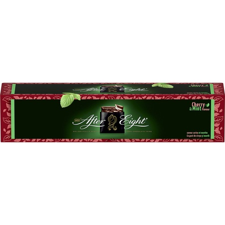 Ciocolata neagra cu menta si aroma de cireșe, After Eight, Cherry, 400g ...