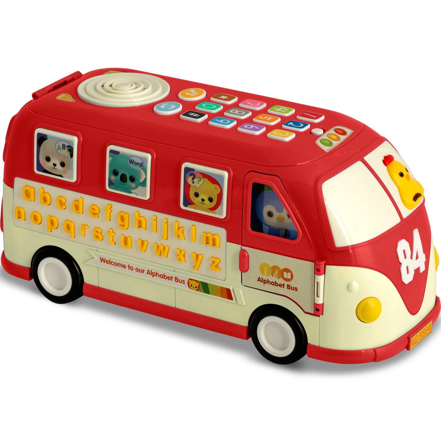Autobuz din plastic, sprijina dezvoltarea abilitatilor motorii si ...