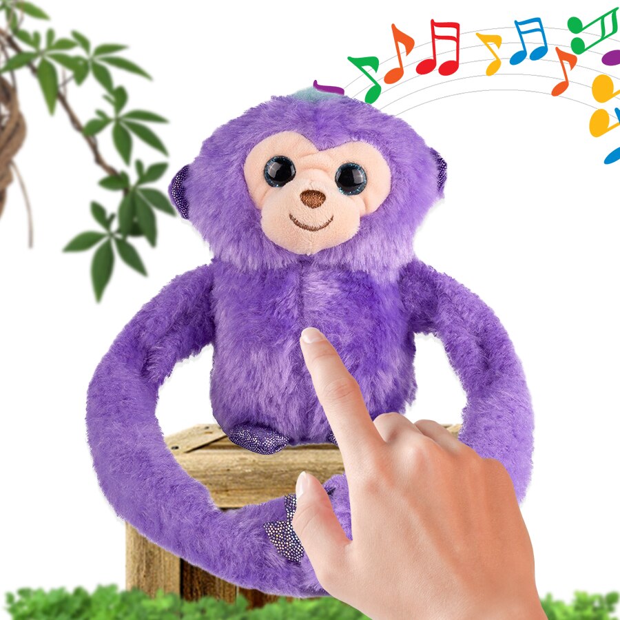 Jucarie INTERACTIVA Maimuta de plus sare, sare, se misca, se misca, se ...