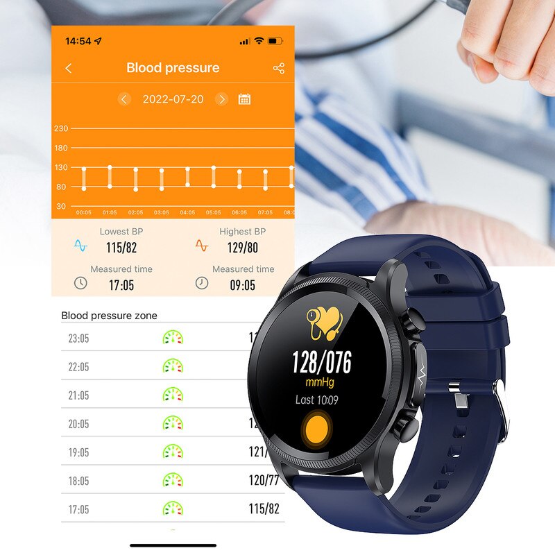 Ceas smartwatch, E400, HD de 1,39 inchi, Bluetooth 5.1, moduri sportive ...