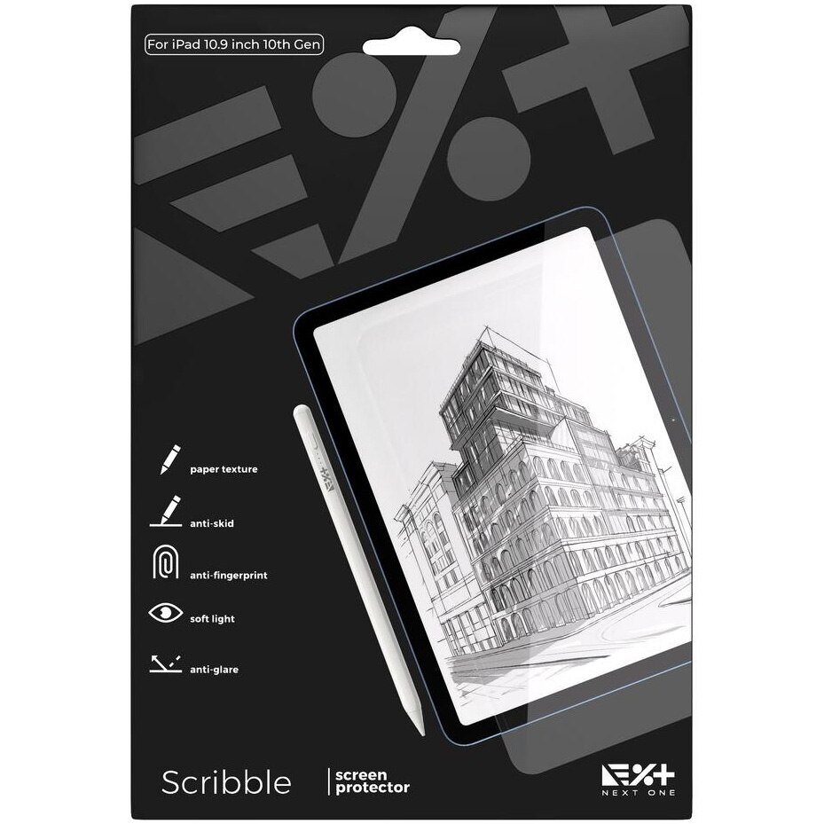 Защитно фолио Next One, Scribble Screen Protector, За iPad 10,9 инча(10 ...