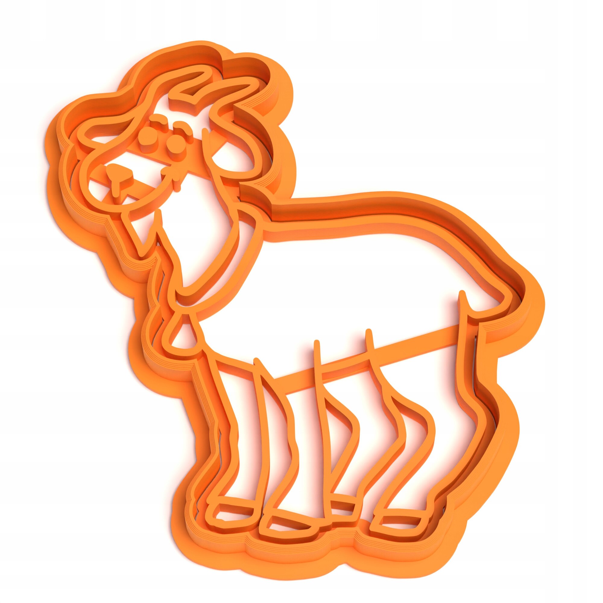 Forma prajituri, Model capra, Portocaliu - eMAG.ro