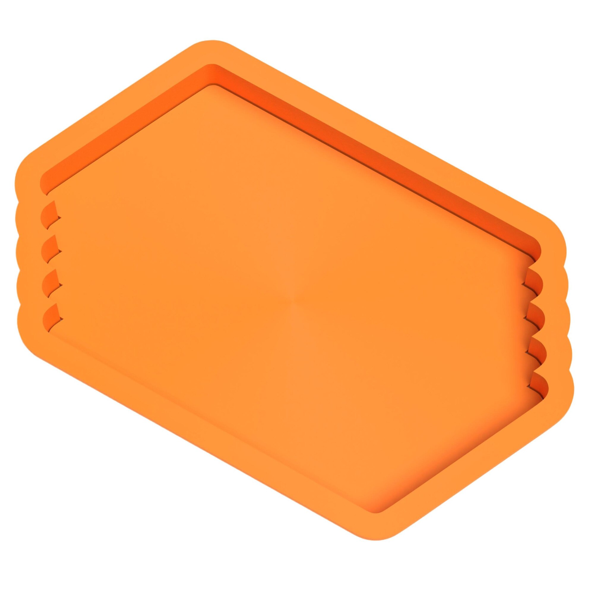 Forma fursecuri Teanc de bani, Plastic, 8cm, Portocaliu - eMAG.ro