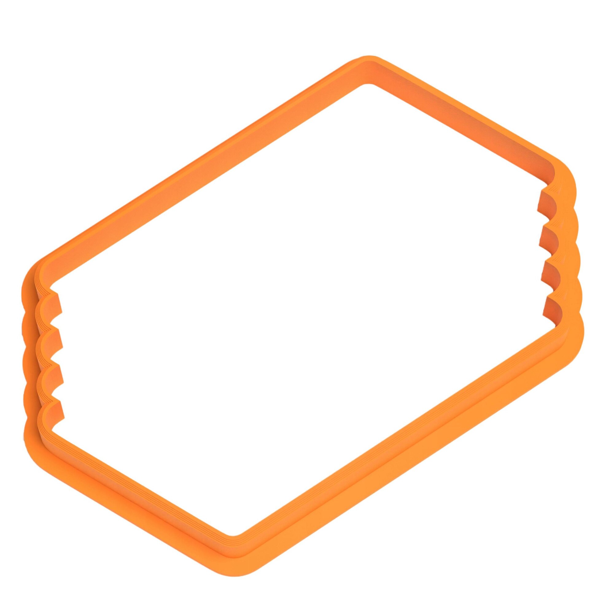 Forma fursecuri Teanc de bani, Plastic, 8cm, Portocaliu - eMAG.ro