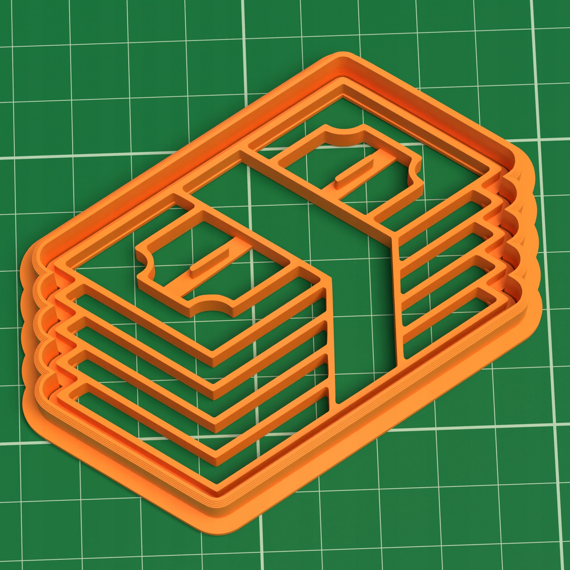 Forma fursecuri Teanc de bani, Plastic, 8cm, Portocaliu - eMAG.ro