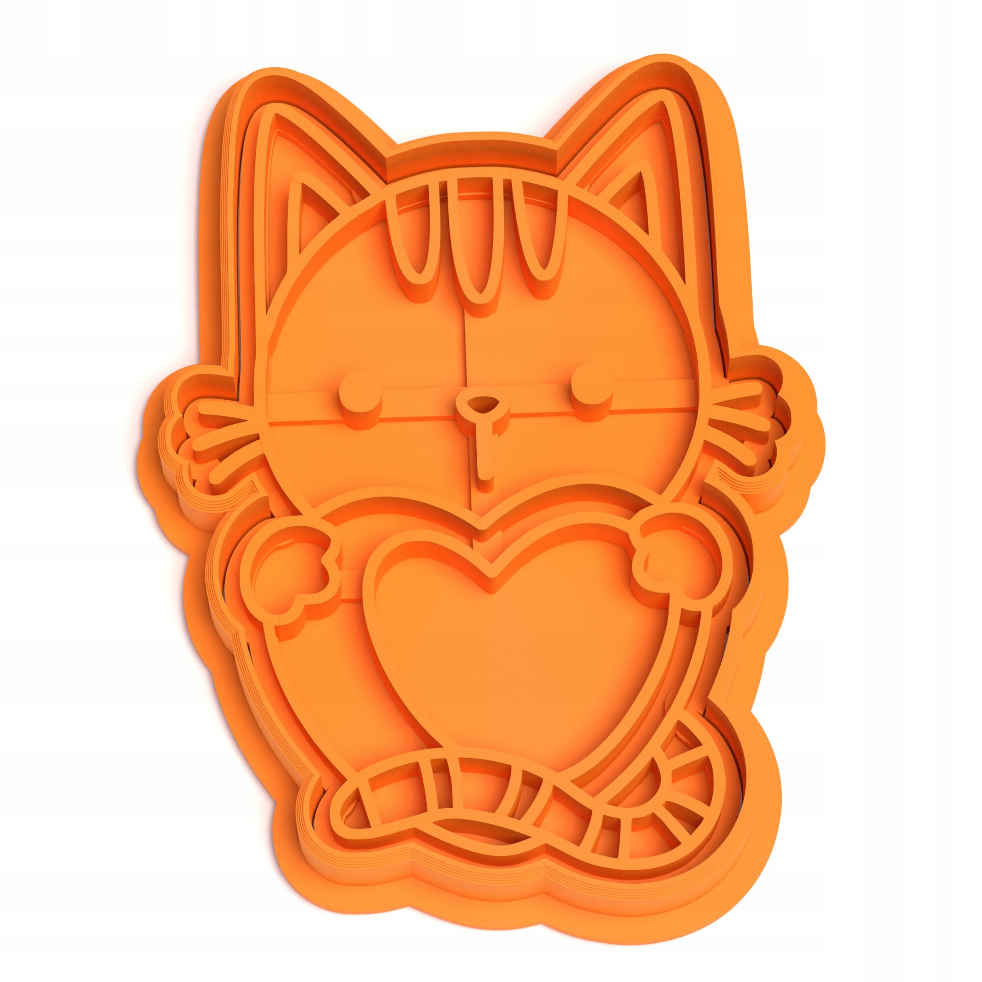 Forme pentru prajituri, Plastic, Animale, 12 bucati, Portocaliu - eMAG.ro