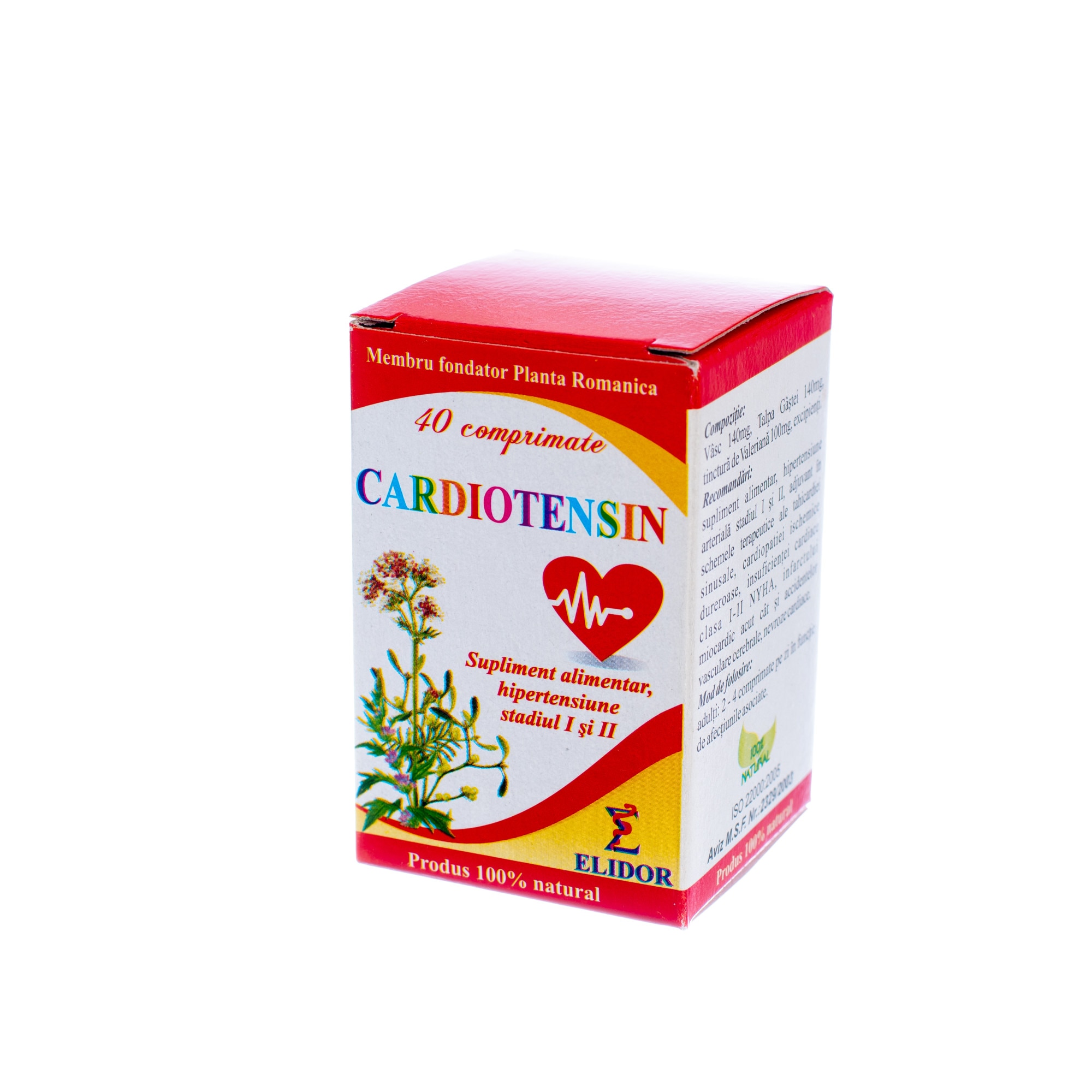 Cardiotensin 40 comprimate Elidor - eMAG.ro
