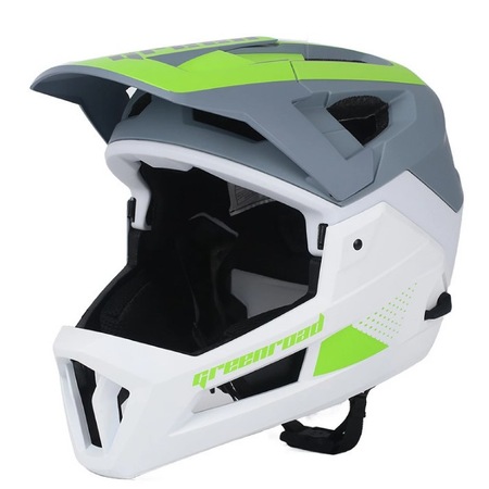 Casca MTB Full Face, Mountain Bike, Stil, Protectie si Performanta, Gri ...